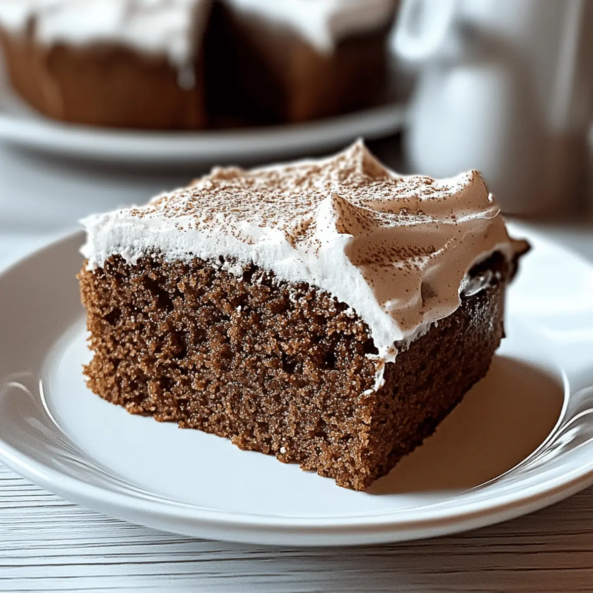 Moist Vegan Gingerbread Crazy Cake - Easy Holiday Delight