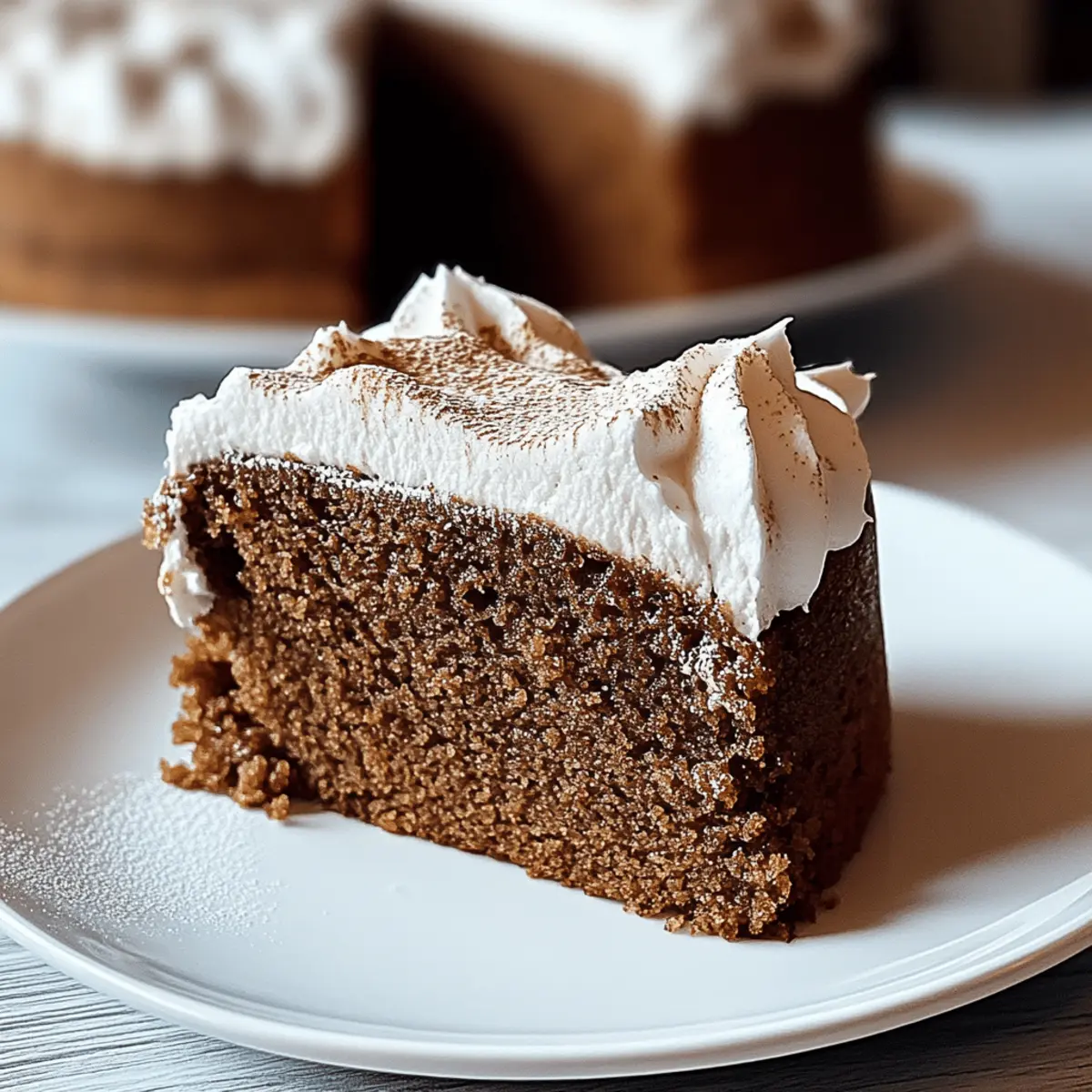Moist Vegan Gingerbread Crazy Cake - Easy Holiday Delight