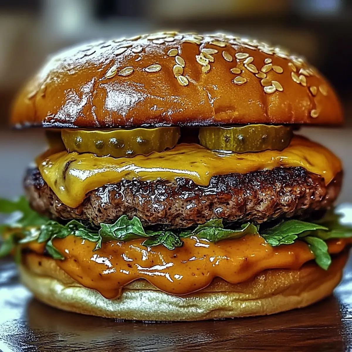 Irresistible Smash Burger with Easy Secret Sauce Delight