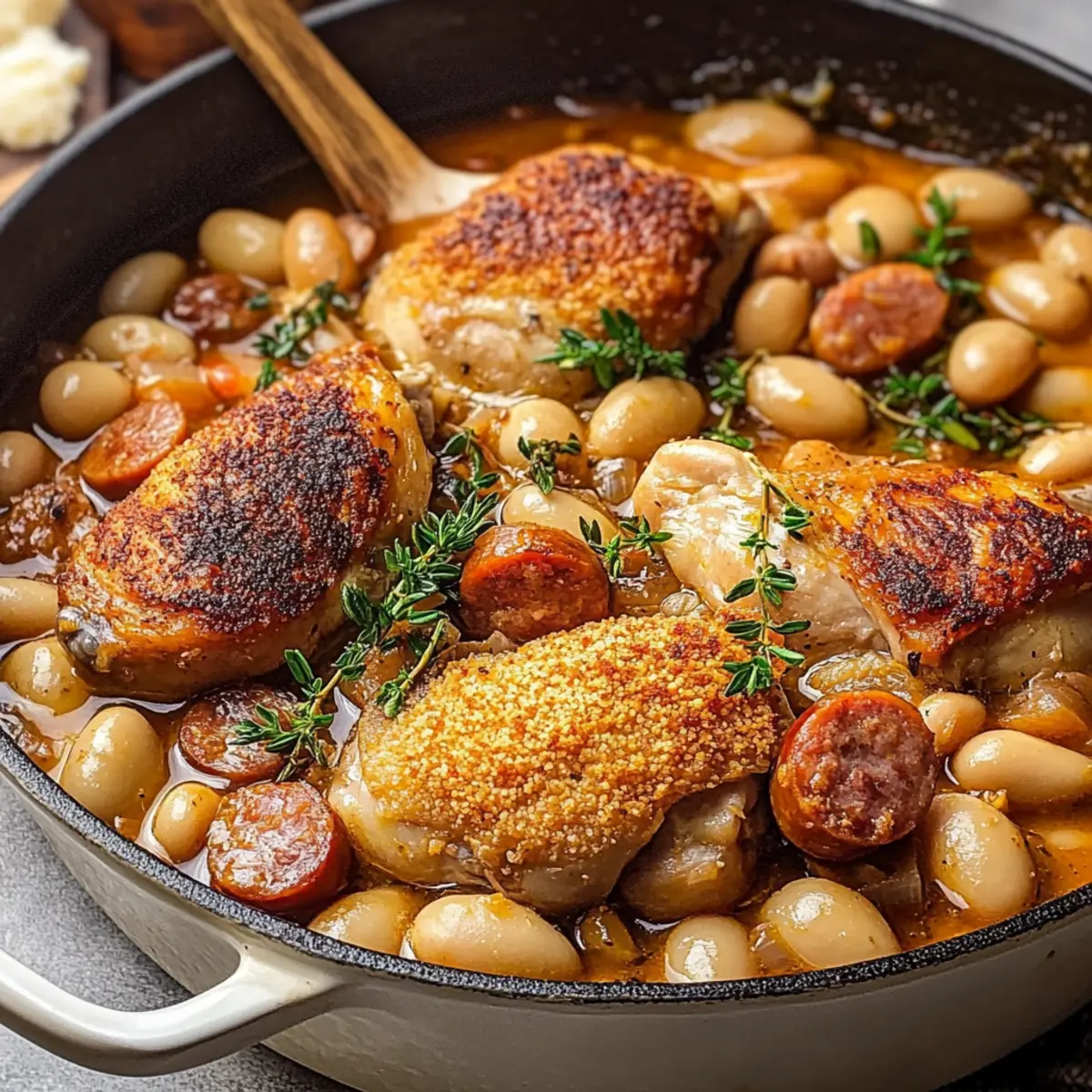 Irresistible Rustic Chicken Cassoulet: A Delicious One-Pot Meal