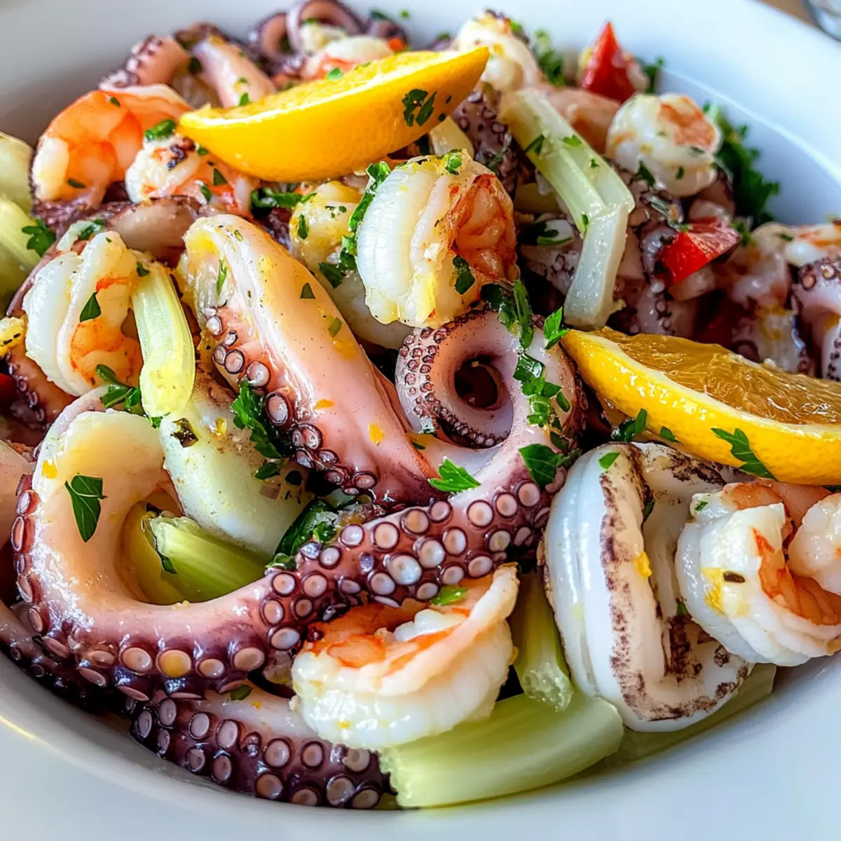 Irresistible Seafood Salad with Bright Citrus Dressing
