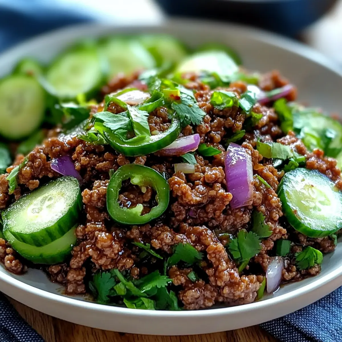 Quick and Easy Spicy Korean Ground Beef: Delicious Dinner Delight